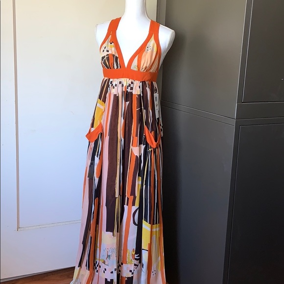 French Connection | Dresses | Nwt French Connection Long Dress With ...